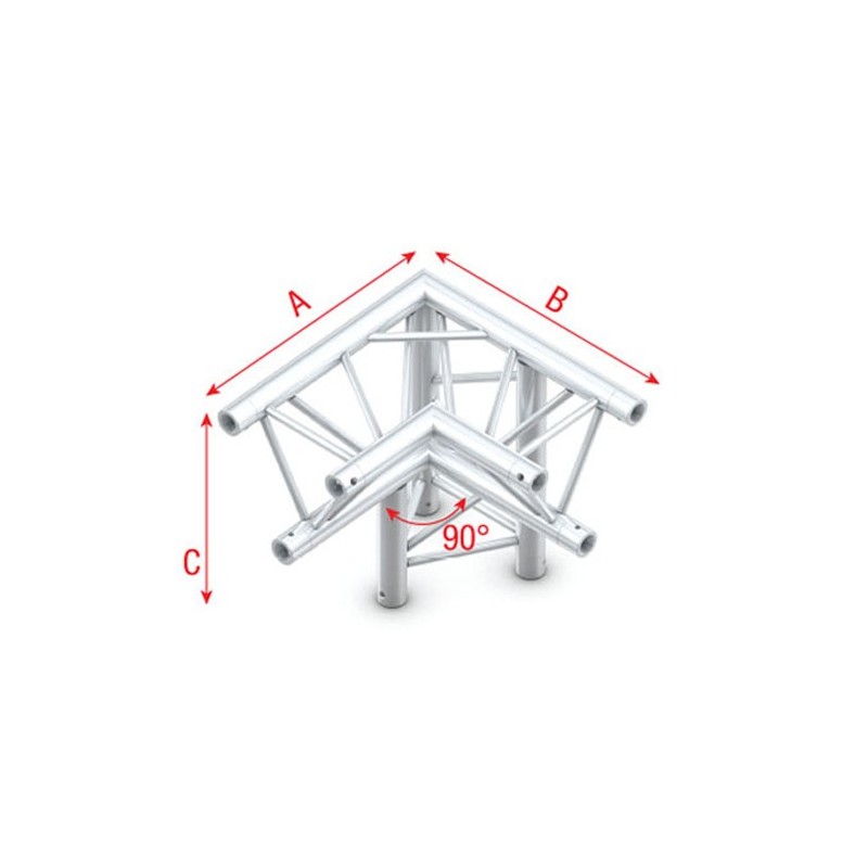 Milos Pro-30 Triangle G Truss - down right, apex down na KM-Tune